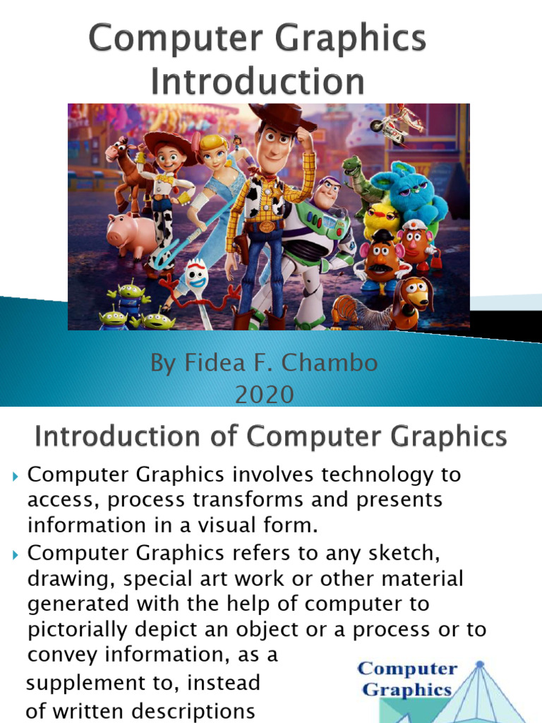 Lecture 1 - Introduction To CG | PDF | Computer Graphics | 2 D Computer Graphics