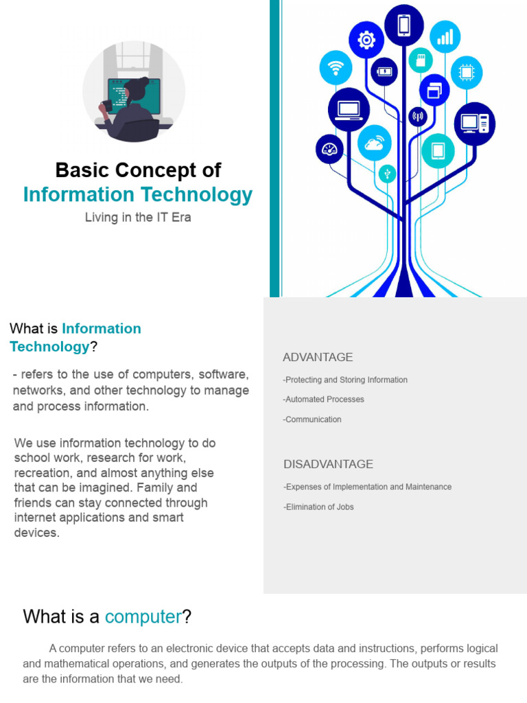 Basic Concept of Information Technology | PDF | Programming | Computer ...