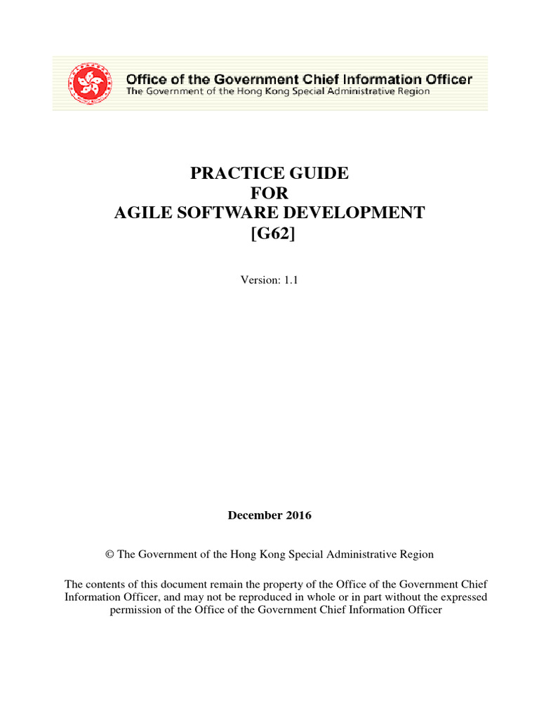 G62 Practice Guide For Agile Software Development v1.1 | Download Free PDF | Software ...