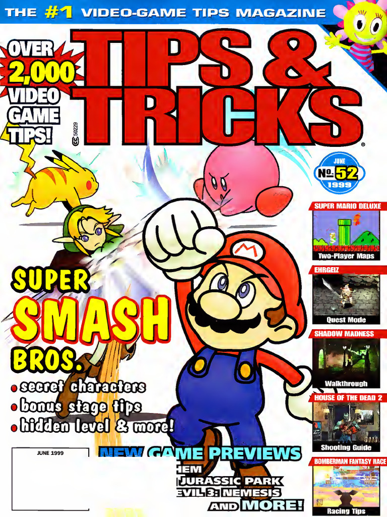 Tips & Tricks Issue 052 (June 1999) | PDF | Electronic Publishing | Video Game Gameplay