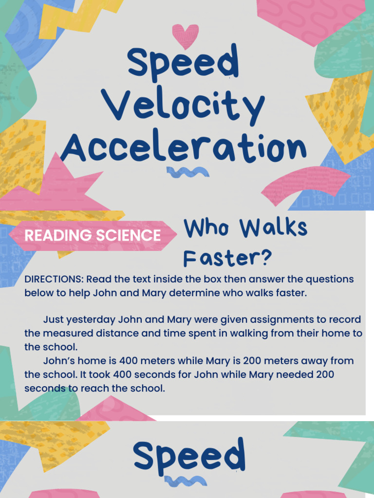 Acceleration | PDF | Velocity | Speed
