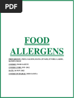 OAS Food Allergy and Cross-Reactivity Chart | PDF