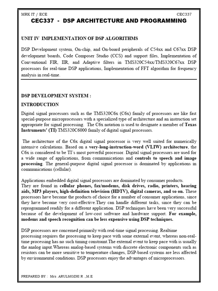 Unit 4 Dap New 1 ST Half | PDF | Microcontroller | Random Access Memory