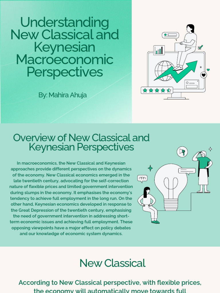 New Classical and Keynesian Presentation | PDF | Keynesian Economics ...