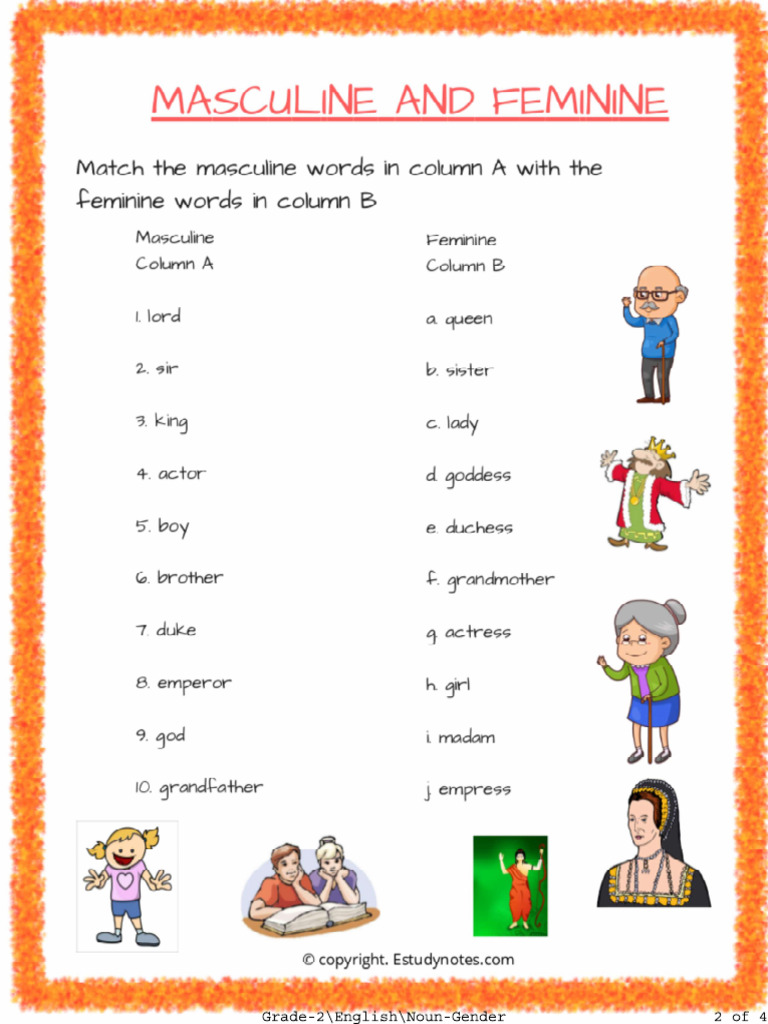 Grade 2 English Worksheet | PDF