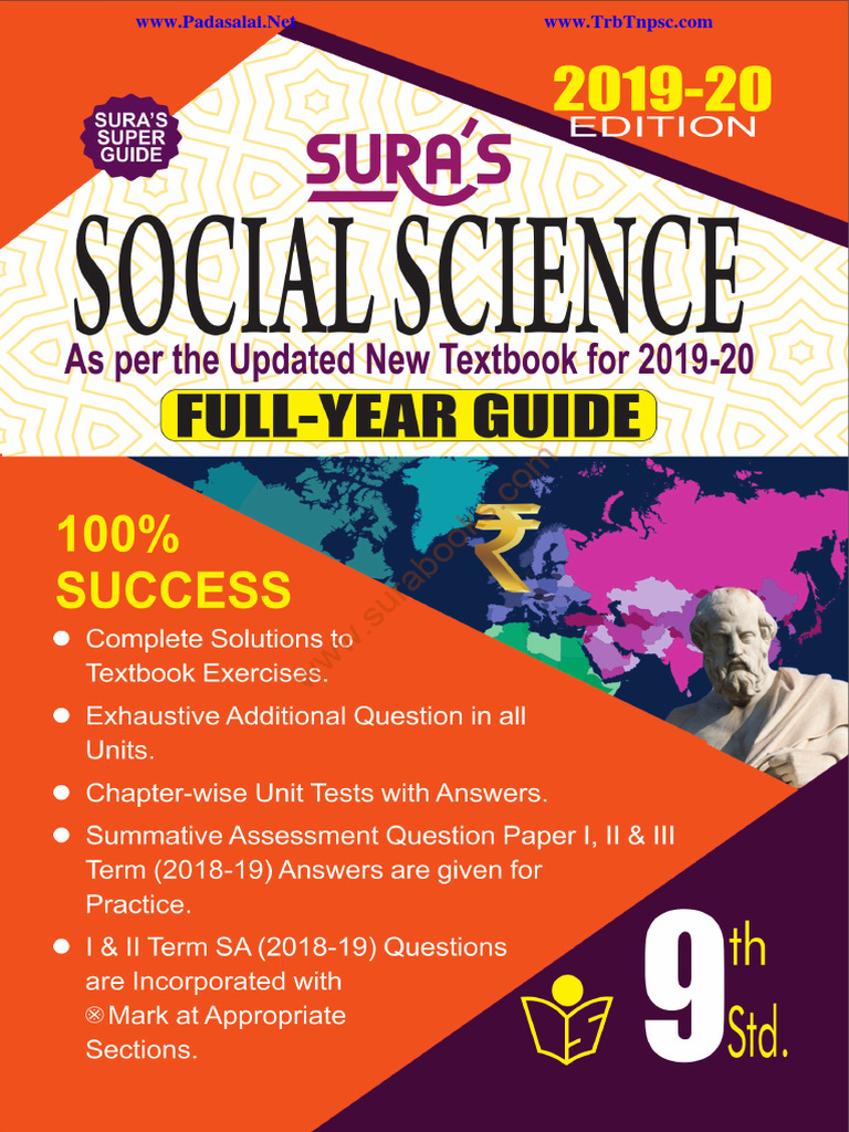 2 9th Social Sura Guide 2019 2020 Sample Materials English Medium | PDF | Babylonia | Paleolithic