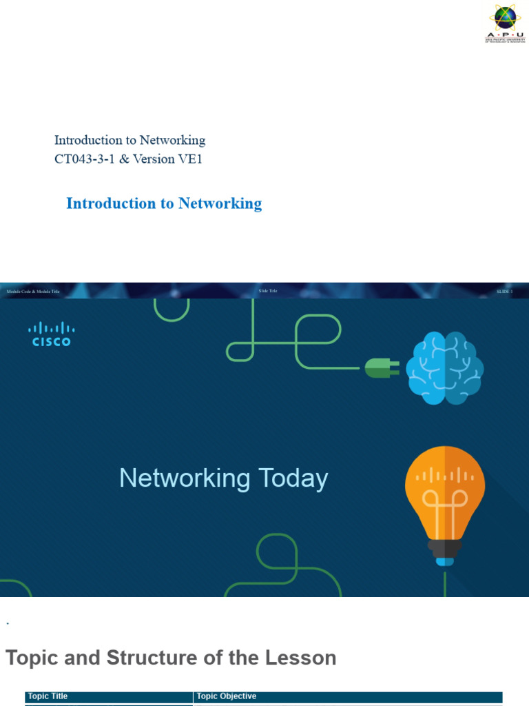 Chapter 1 - Introduction To Networking-VE | PDF | Computer Network | Internet Access