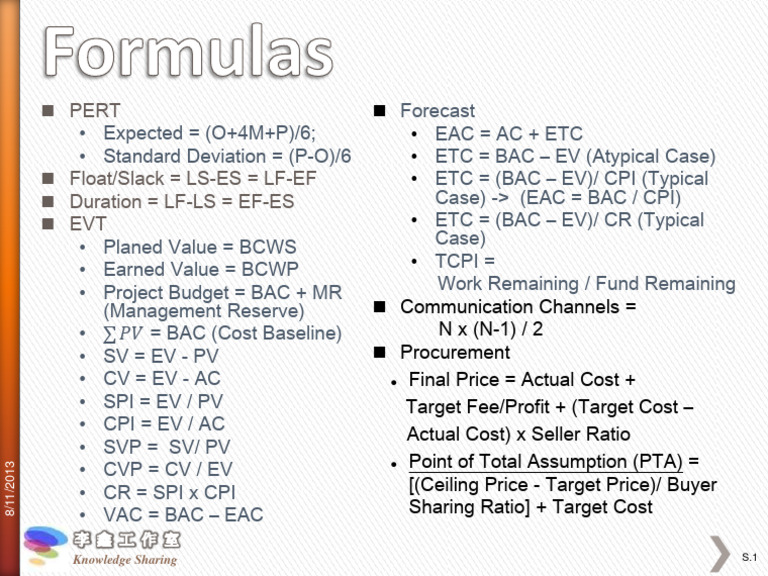6 Formulas | PDF | Computers | Technology & Engineering