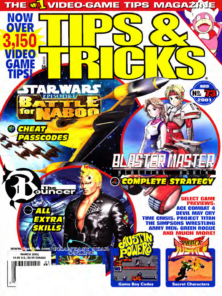 Tips & Tricks Issue 073 (March 2001) | PDF Tips & Tricks Issue 073 (March 2001) | PDF