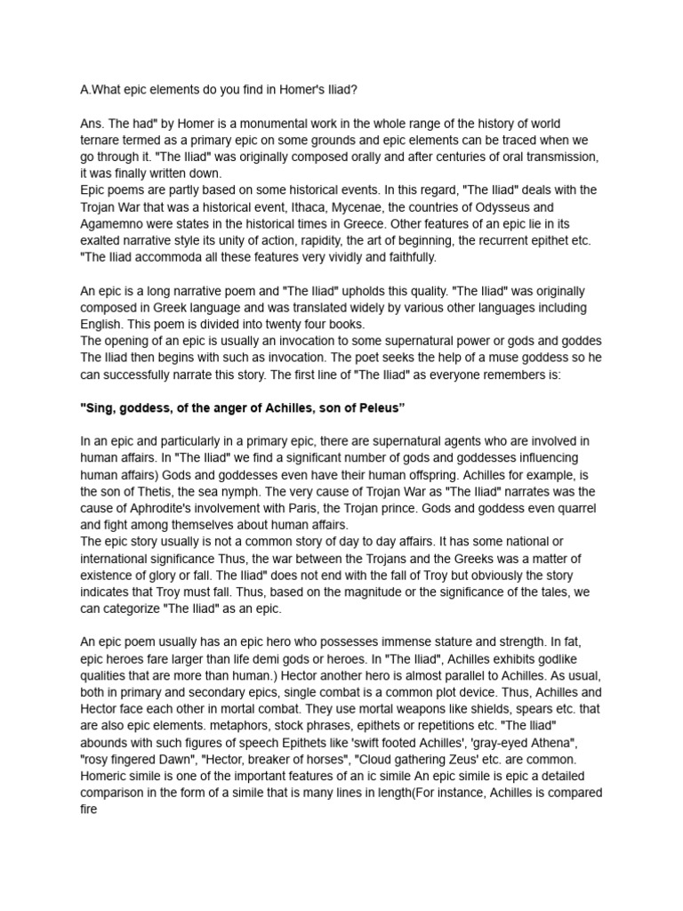 Classic Translation - Part C | PDF | Iliad | Agamemnon