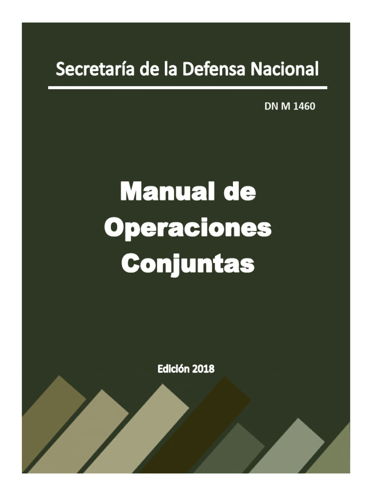 Manual de Operaciones Conjuntas | PDF | Planificación | Militar