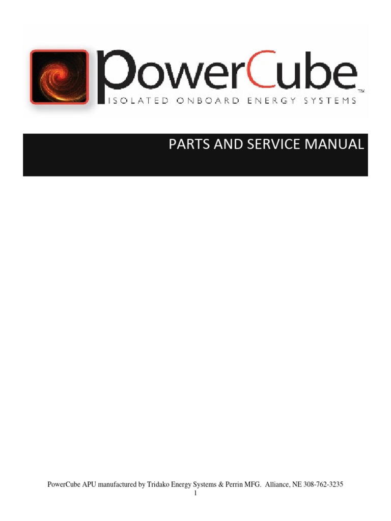 Power Cube Pro Service Guide | PDF | Motor Oil | Mechanical Engineering