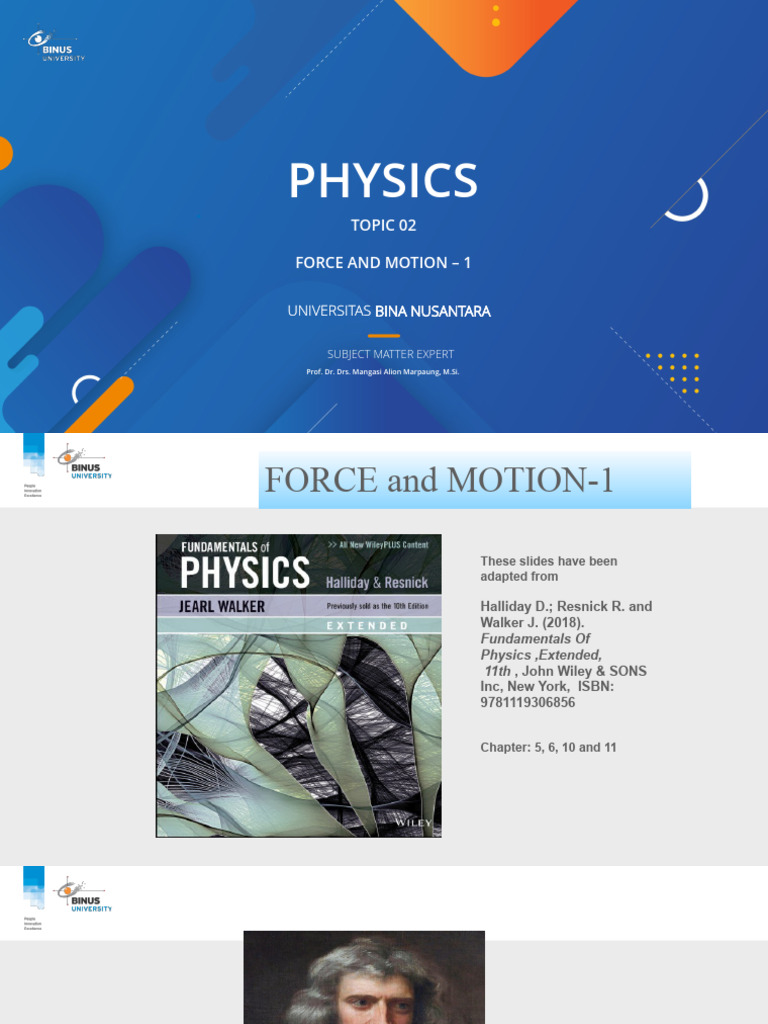Force and Motion-1 | PDF
