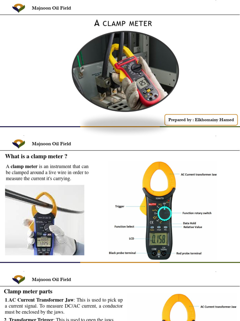 Clamp On Meter | PDF | Transformer | Alternating Current