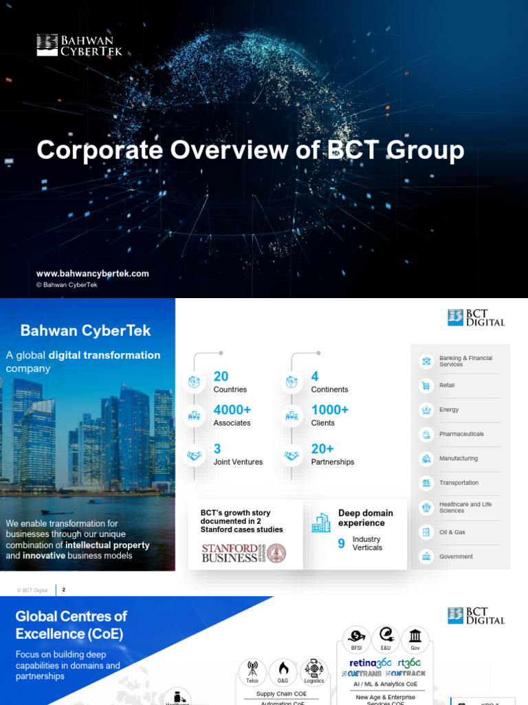 BCT Digital - rt360 Suite Overview | PDF | Regulatory Compliance | Economies