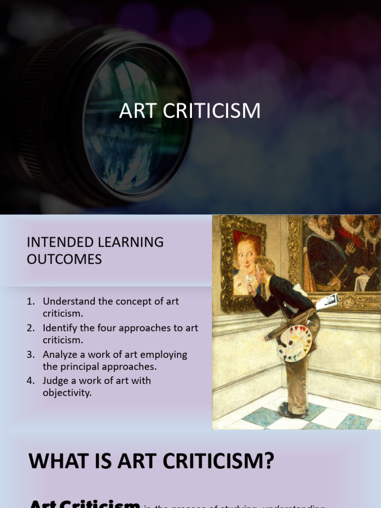 Week 8 Art Criticism Pdf Aesthetics Composition Visual Arts