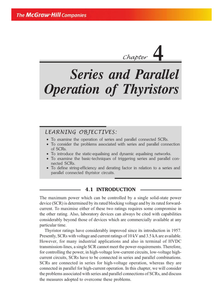 Series and Parallel Operation | PDF