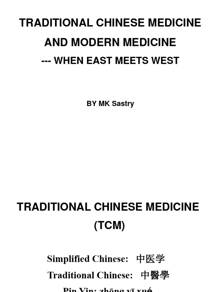 Basics Traditional and Modern | PDF | Traditional Chinese Medicine ...