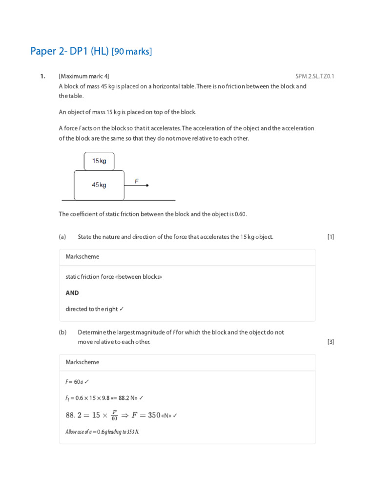 Paper 2 - DP1 (HL) | PDF | Waves | Radioactive Decay