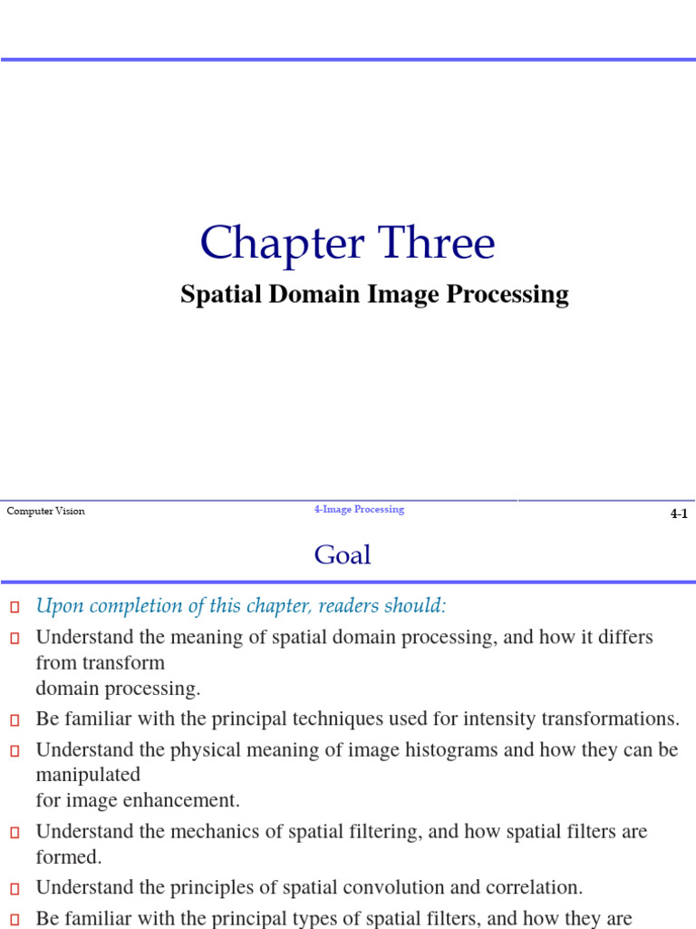 CV Chapter-3 | PDF | Digital Signal Processing | Computer Vision