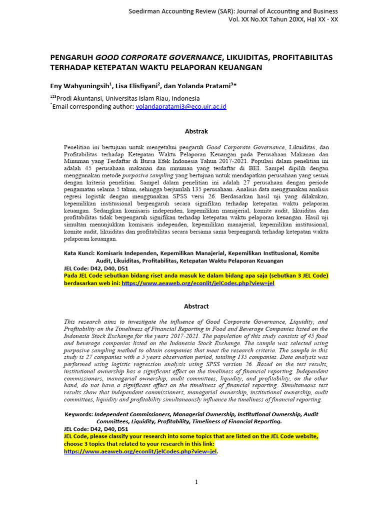 Artikel Bu Eny Sesuai Template | PDF