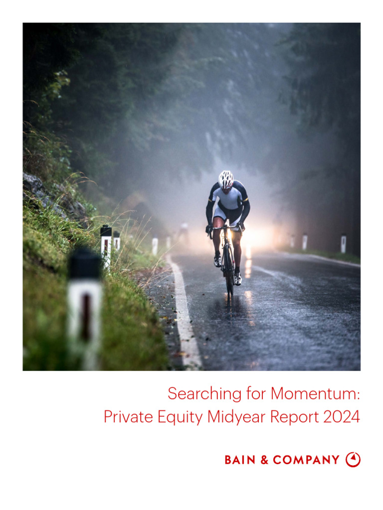 Bain Report - Midyear Pe Report | PDF | Private Equity | Leveraged Buyout
