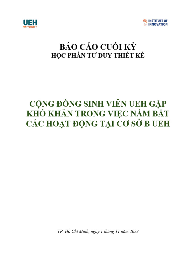 Group Report Template | PDF