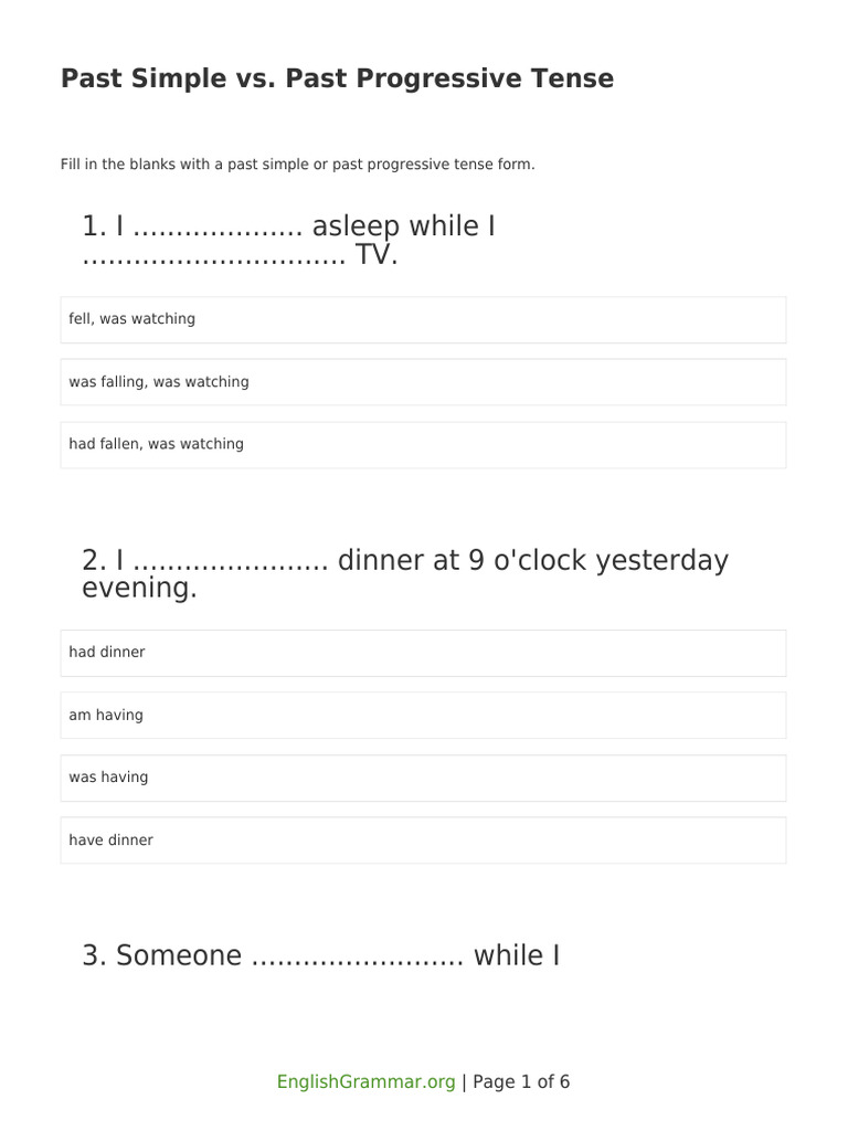Past Simple vs. Past P | PDF | Linguistics | Grammar