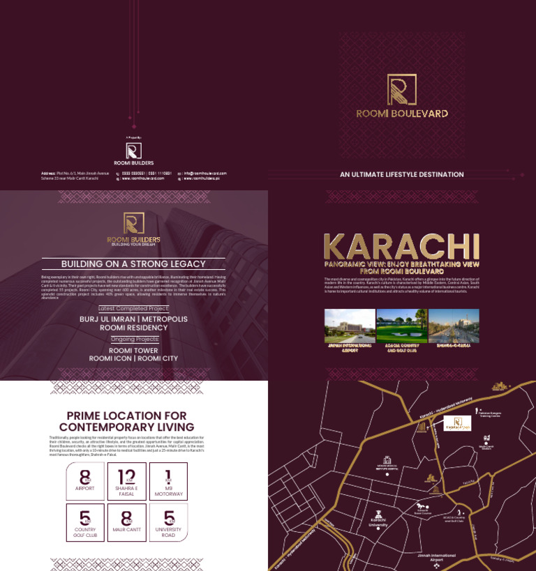 Brochure Roomi Boulevard | PDF | Karachi