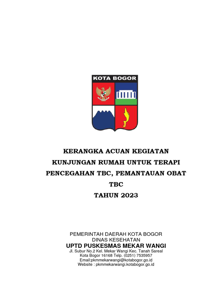 Kak Kunjungan Rumah Untuk Terapi Pencegahan TBC, Pemantauan Obat TBC | PDF | Pengembangan Diri ...