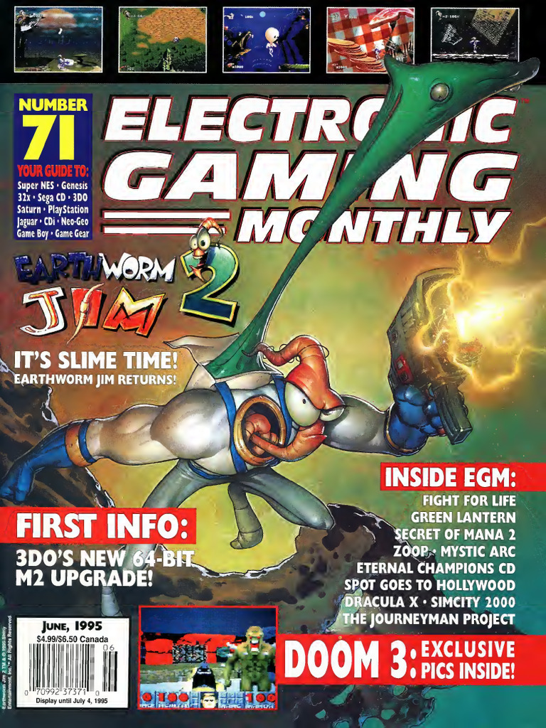 Electronic Gaming Monthly Issue 071 (June 1995) | PDF | Gaming | Video ...