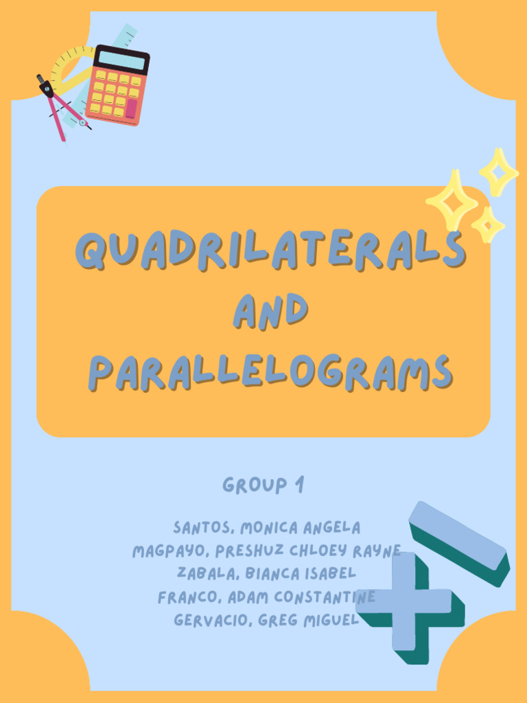 FINAL Math Reviewer PT 1 | PDF | Rectangle | Perpendicular