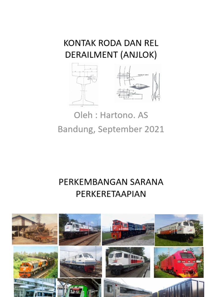 Kontak RODA Dan REL Derailment Sept 2021 Rev1 - Hartono As | PDF | Griya & Taman