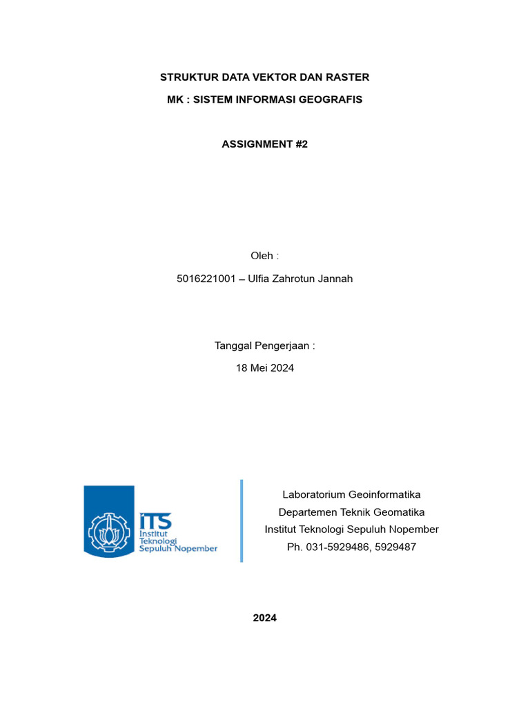 Struktur Data Vektor dan Raster GIS | PDF