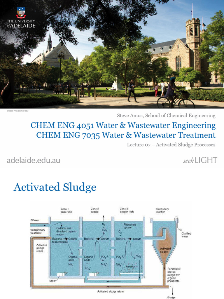 Lecture 07 Activated Sludge 2024 | PDF | Sewage Treatment | Waste ...