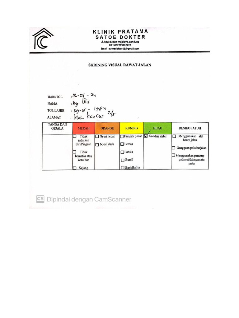 Skirining Visual | PDF