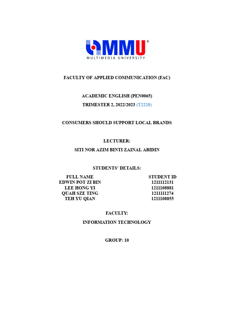 Edwin Pot Zi Bin - Fci3 - Reading t2220 | PDF | Brand | Taxes