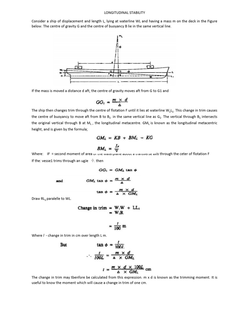 longitudinal-stability (3) | Download Free PDF | Shipping | Ships