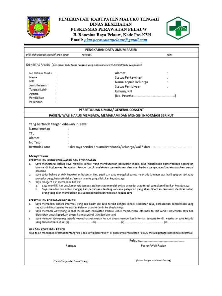 Form General Consent | PDF