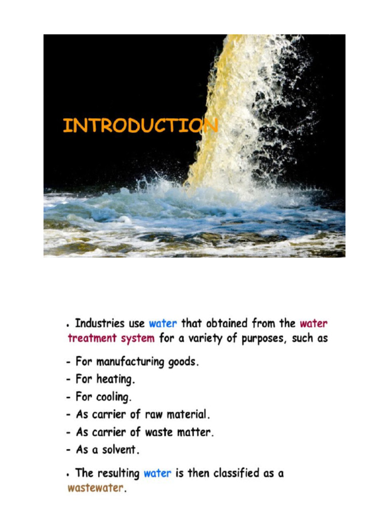 IWWT WATER POLLUTION NOTES | PDF
