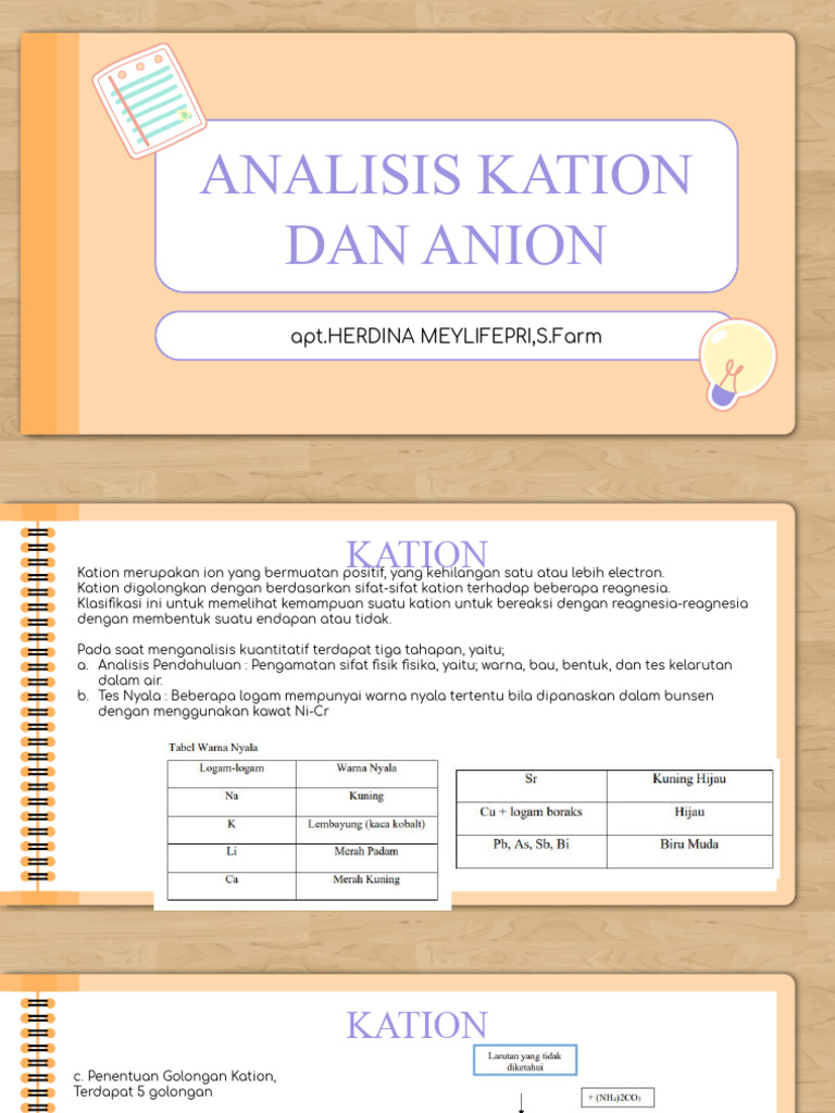 Analisis Kation & Anion 11 | PDF