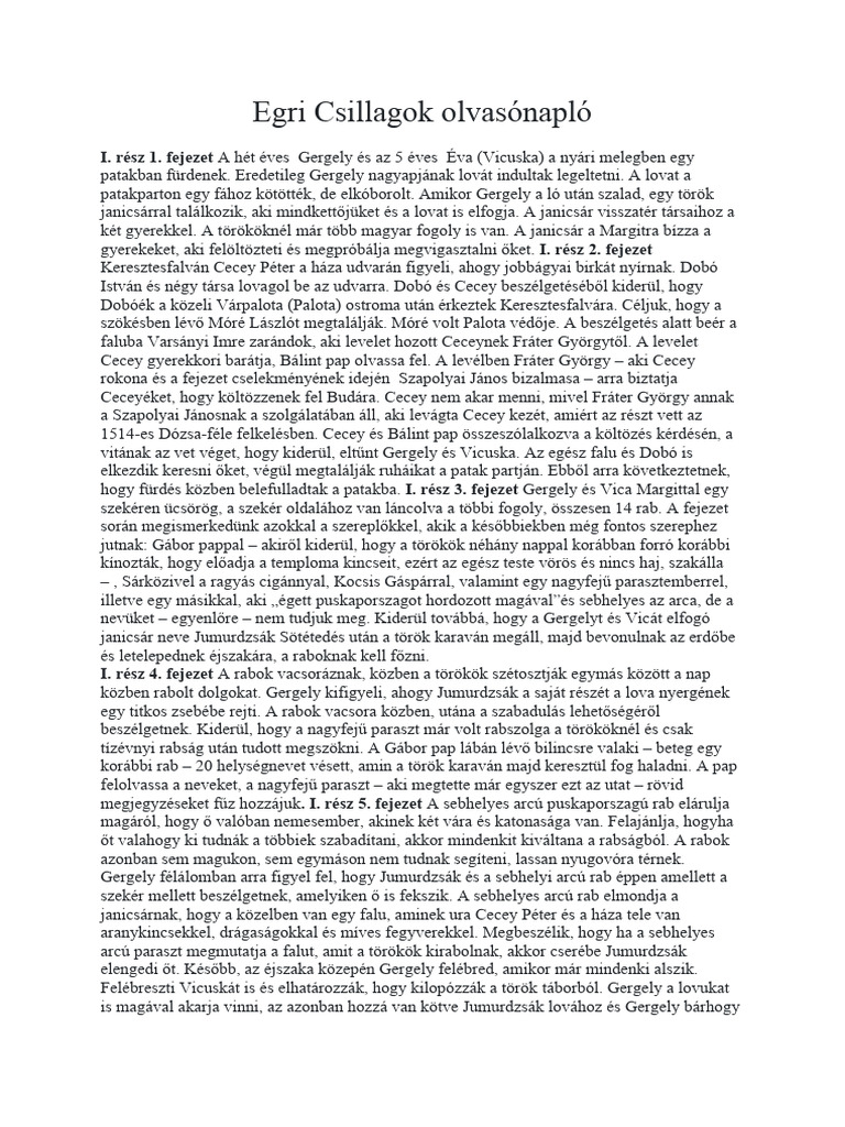 Egri Csillagok | PDF