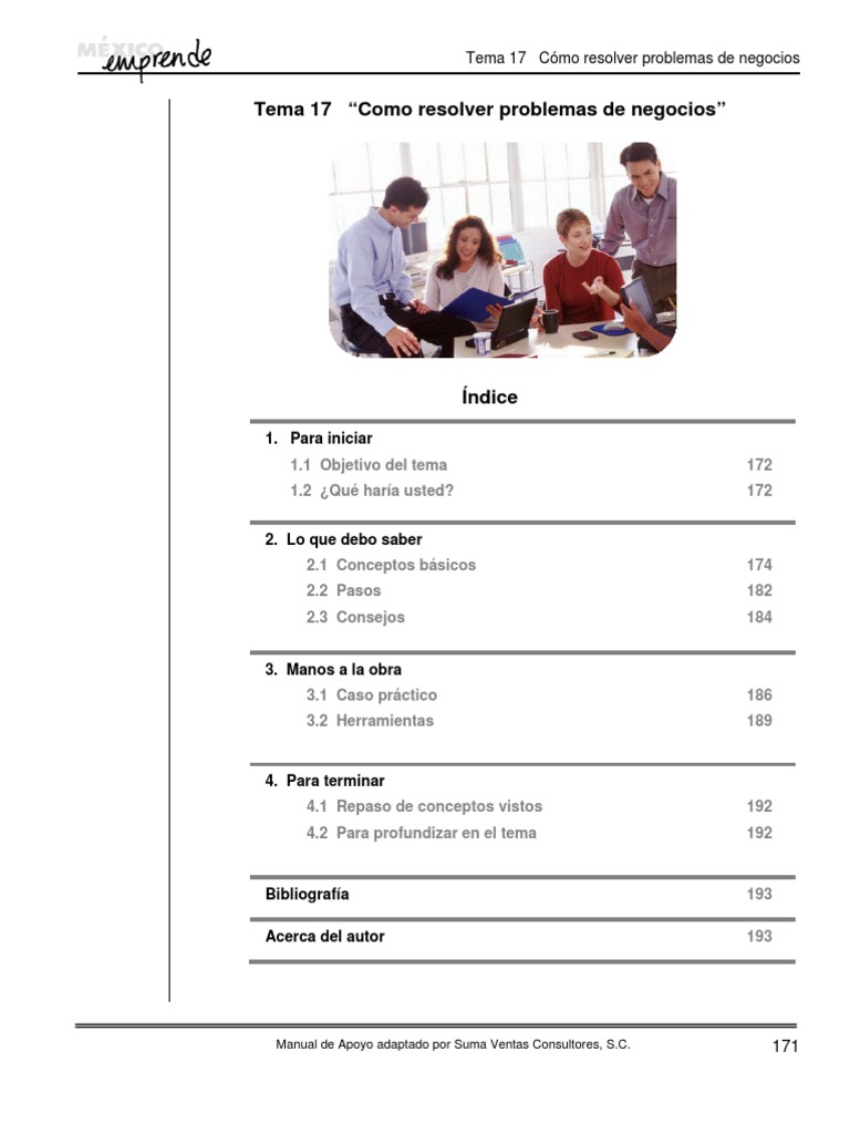 Tema 17 Como Resolver Problemas de Negocios | PDF | Toma de decisiones ...