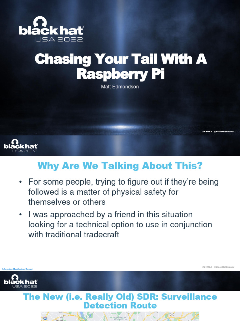 Chasing Your Tail With A Raspberry Pi - Edmunson, Black Hat USA 2022 ...