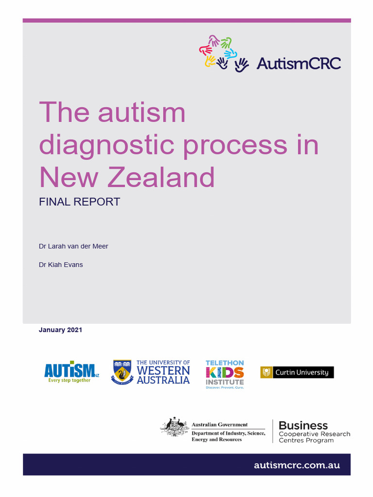 Autism_NZ-Diagnostic-Practices_Final-Report_2021 | PDF | Autism ...