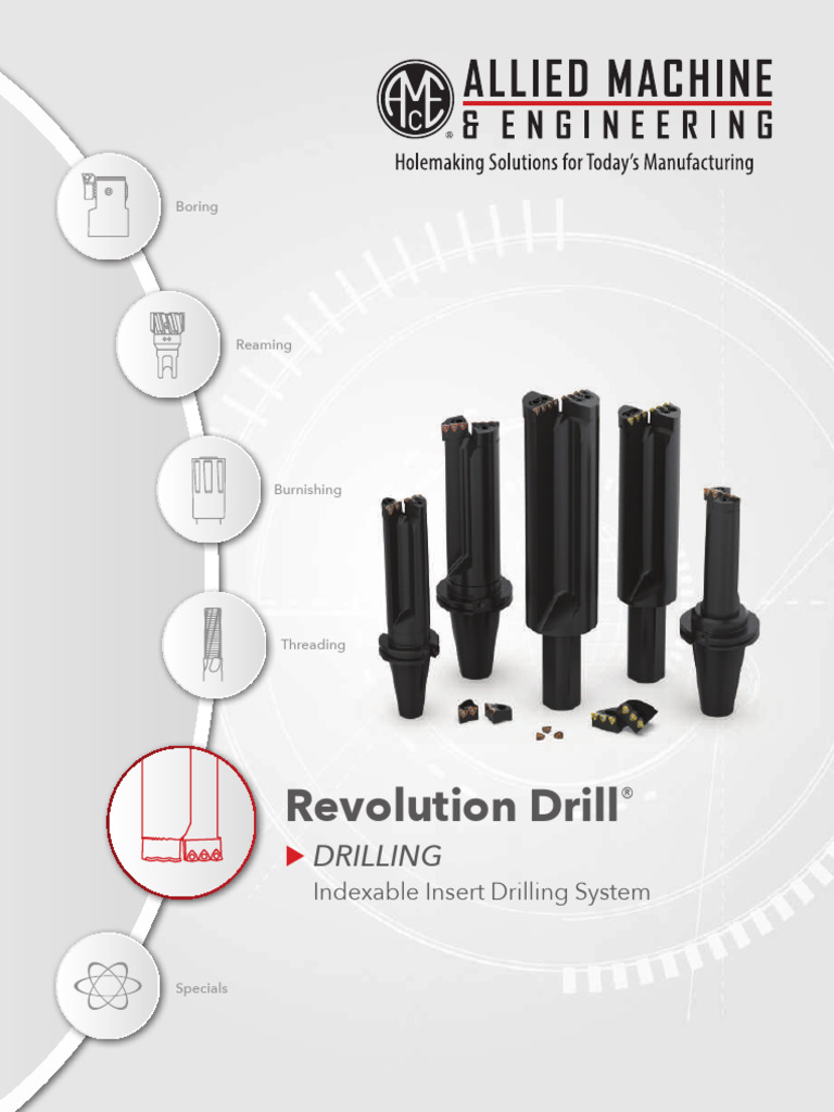 Amec Revolution Drills | Download Free PDF | Screw | Drilling