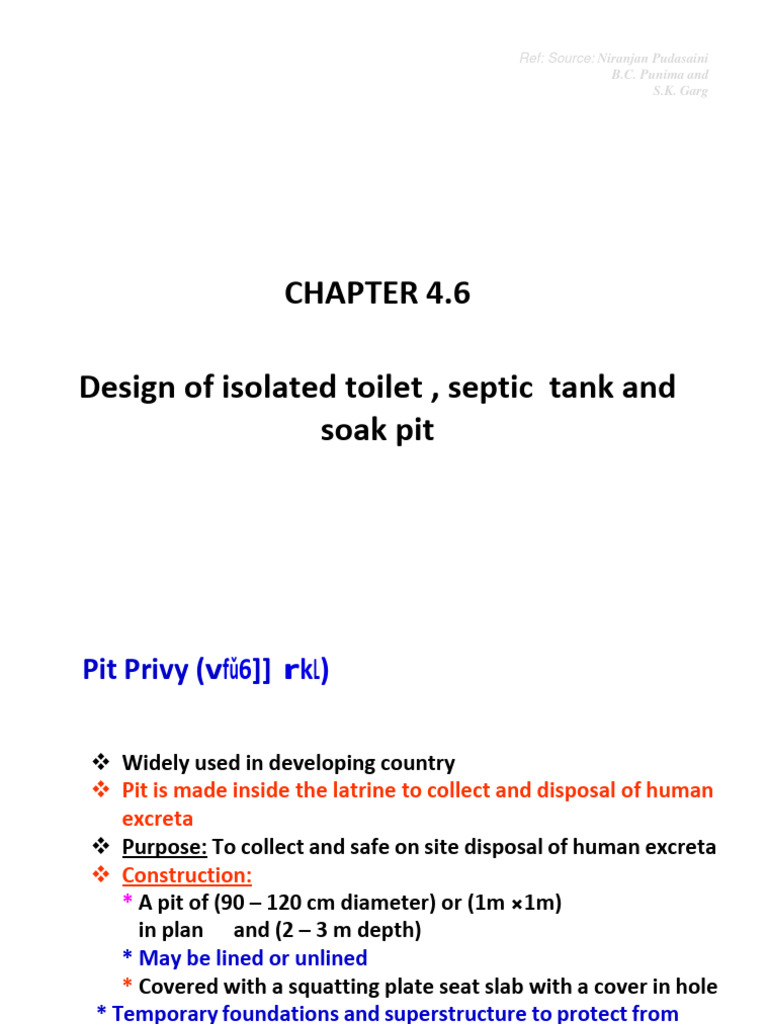 Design of Septic Tank | Download Free PDF | Septic Tank | Sewage Treatment