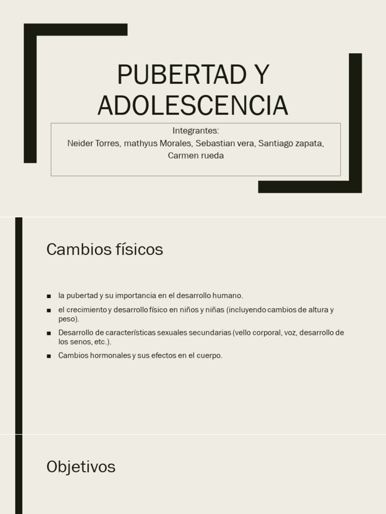 Pubertad y Adolescencia | PDF | Adolescencia | Las emociones