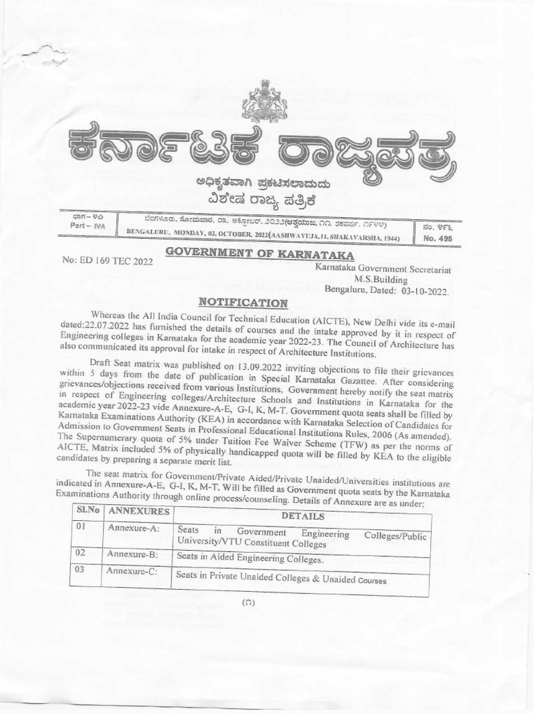 Final Seat Matrix | PDF | Engineering | Science