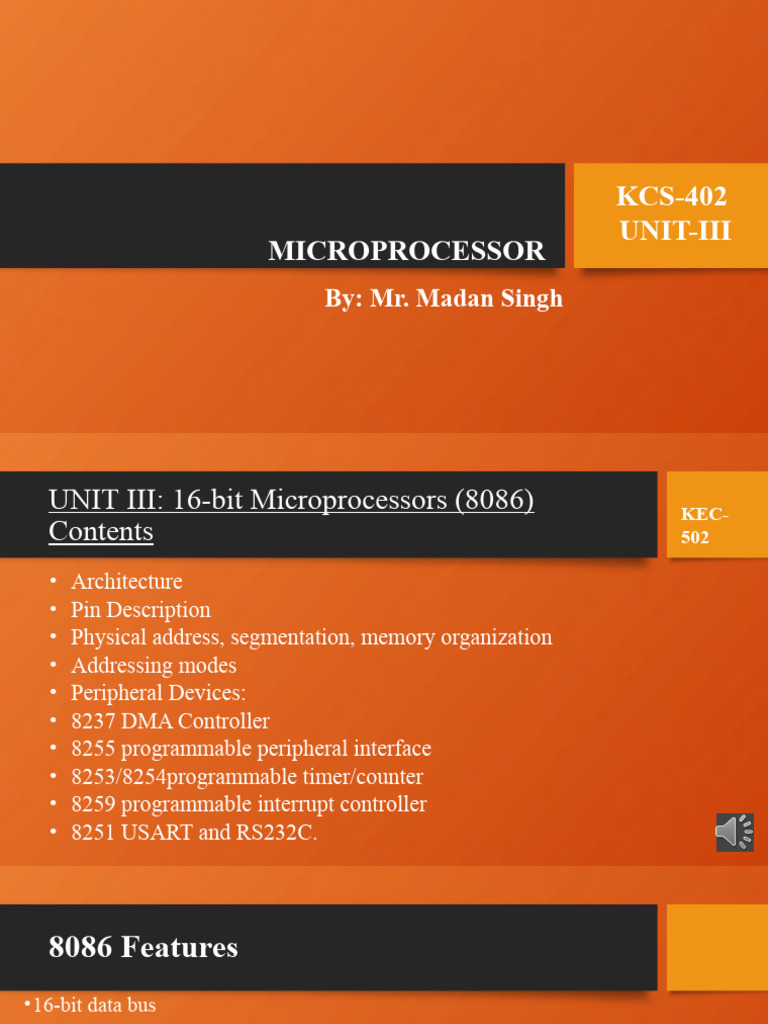Unit 3 - Microprocessor | PDF | Input/Output | Integrated Circuit Unit 3 - Microprocessor | PDF | Input/Output | Integrated Circuit